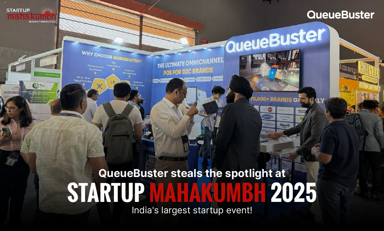 QueueBuster Steals The Spotlight At Startup Mahakumbh 2025 - Blog: QueueBuster POS